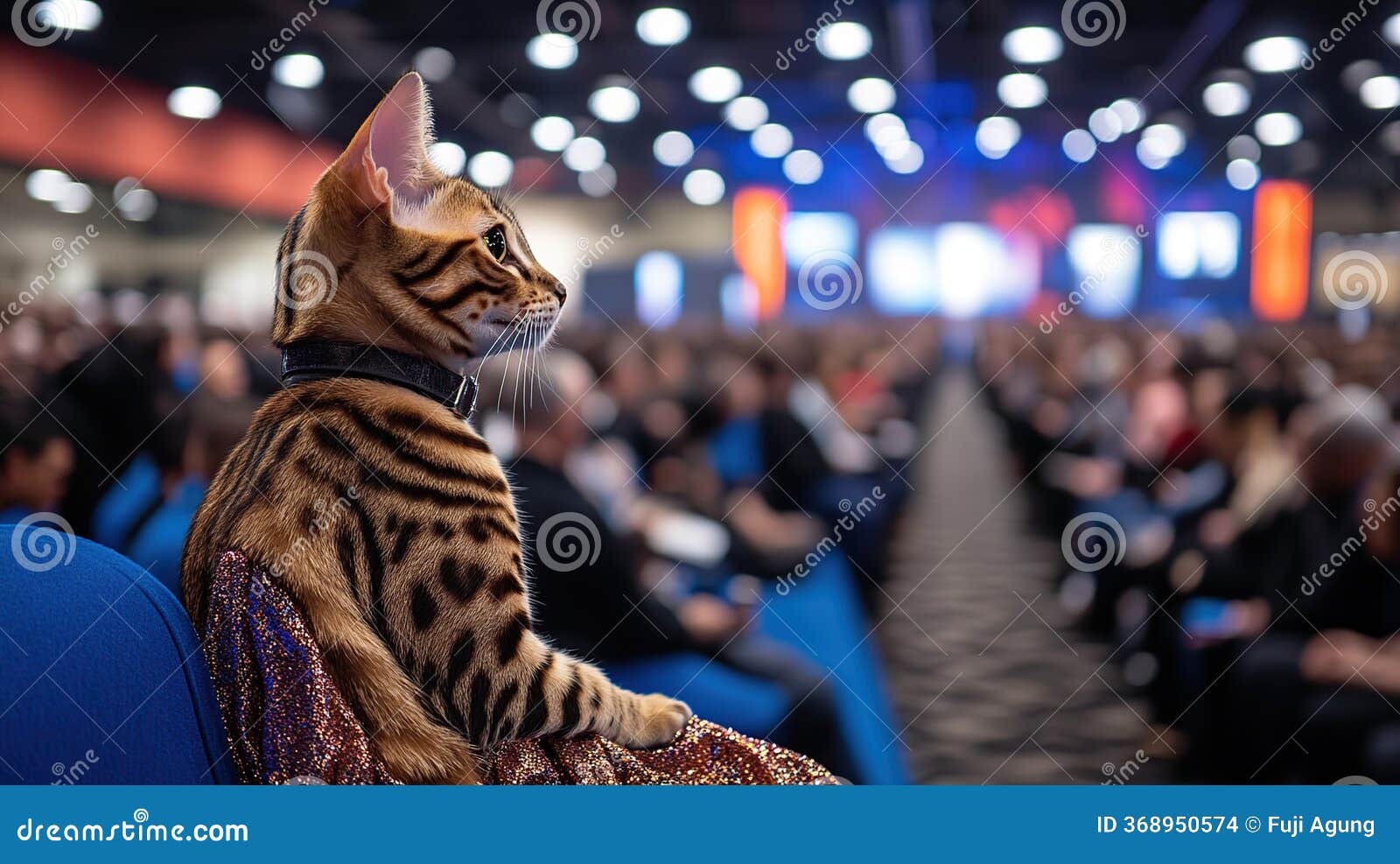 Cute Bengal Kitty Clipart For Coloring Page And Illustration. Happy ...