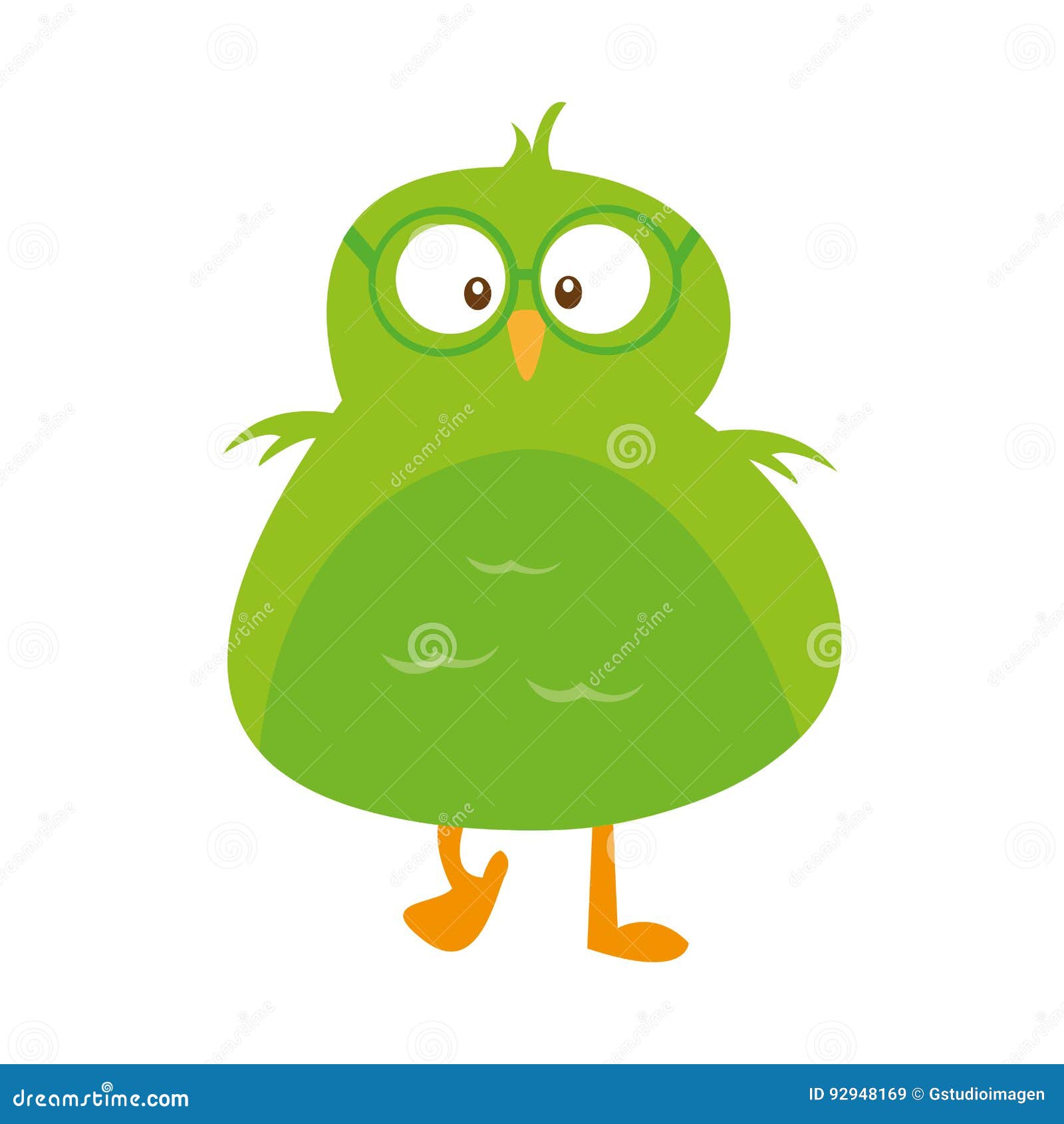 Cute bird comic character stock vector. Illustration of cute - 92948169