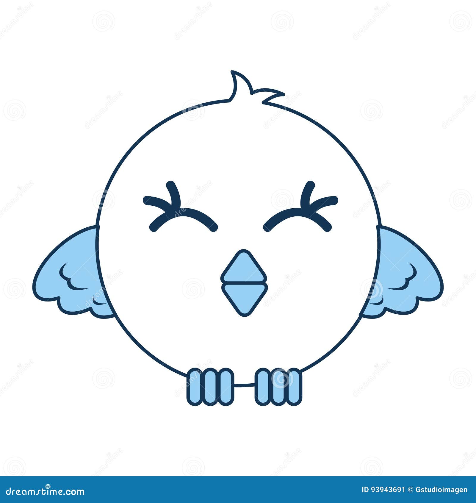 Cute bird expression comic stock vector. Illustration of humor - 93943691