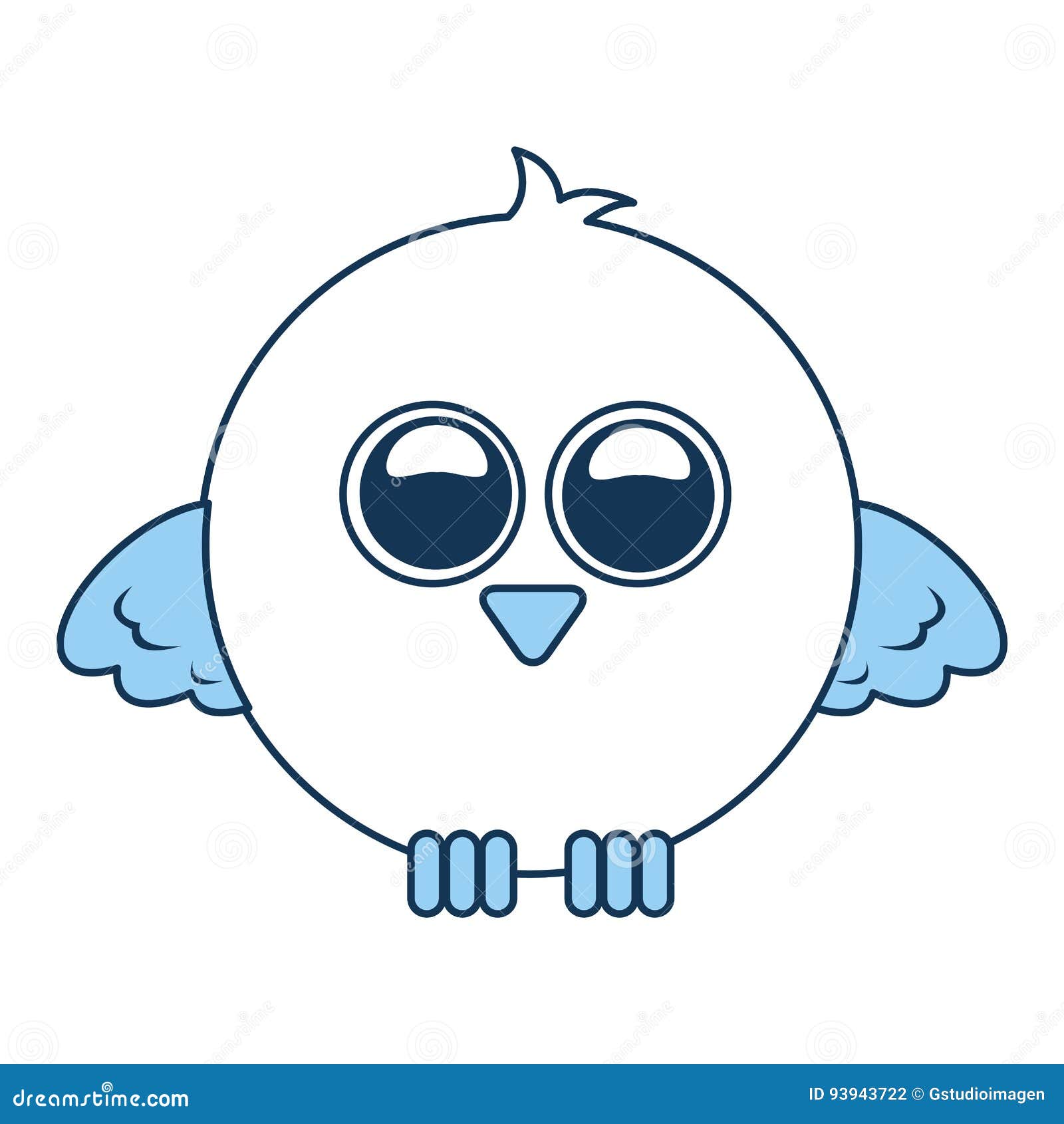 Cute bird expression comic stock vector. Illustration of bird - 93943722