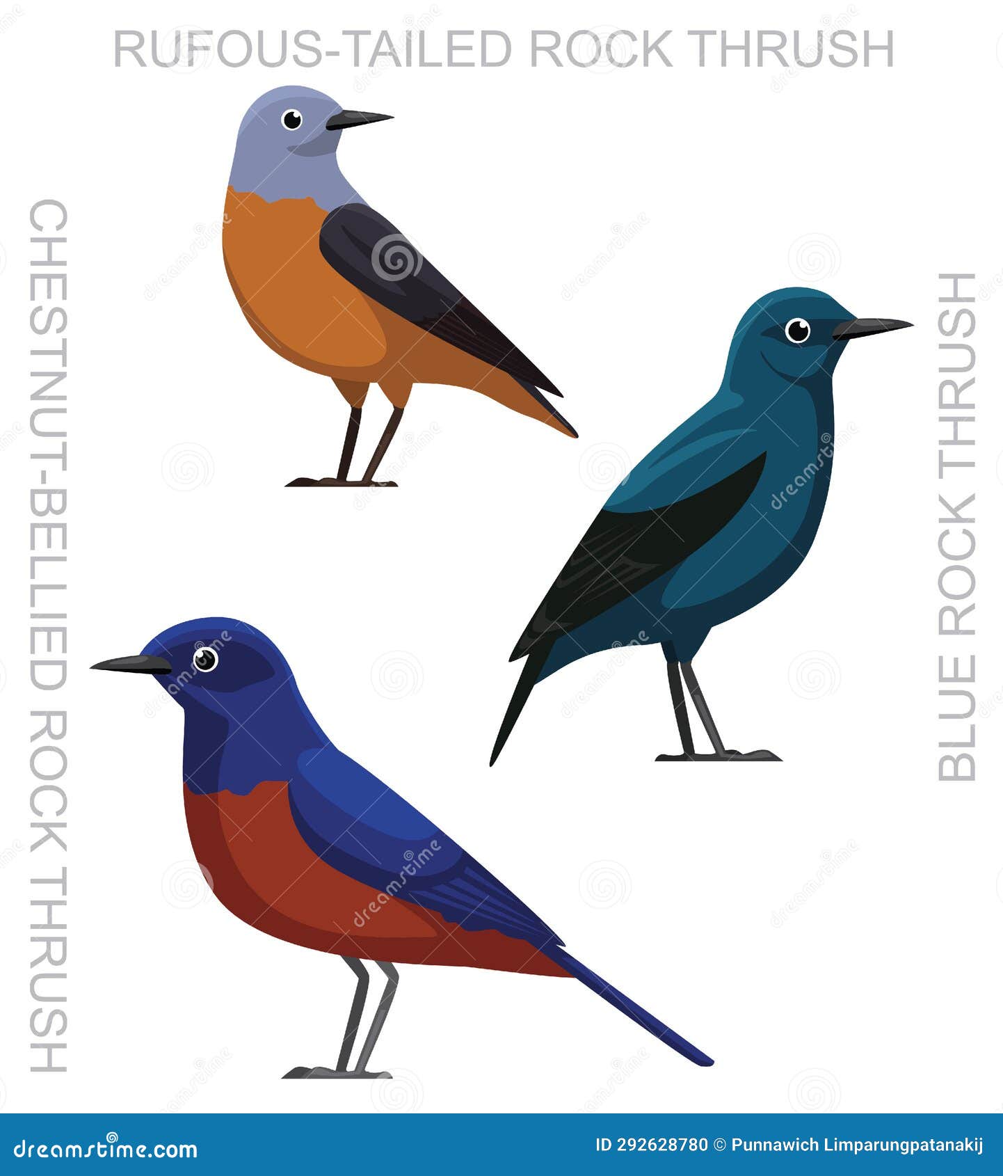 Bird On Rock: A Jeff Lemire And Go Nagai Inspired Illustration Royalty ...