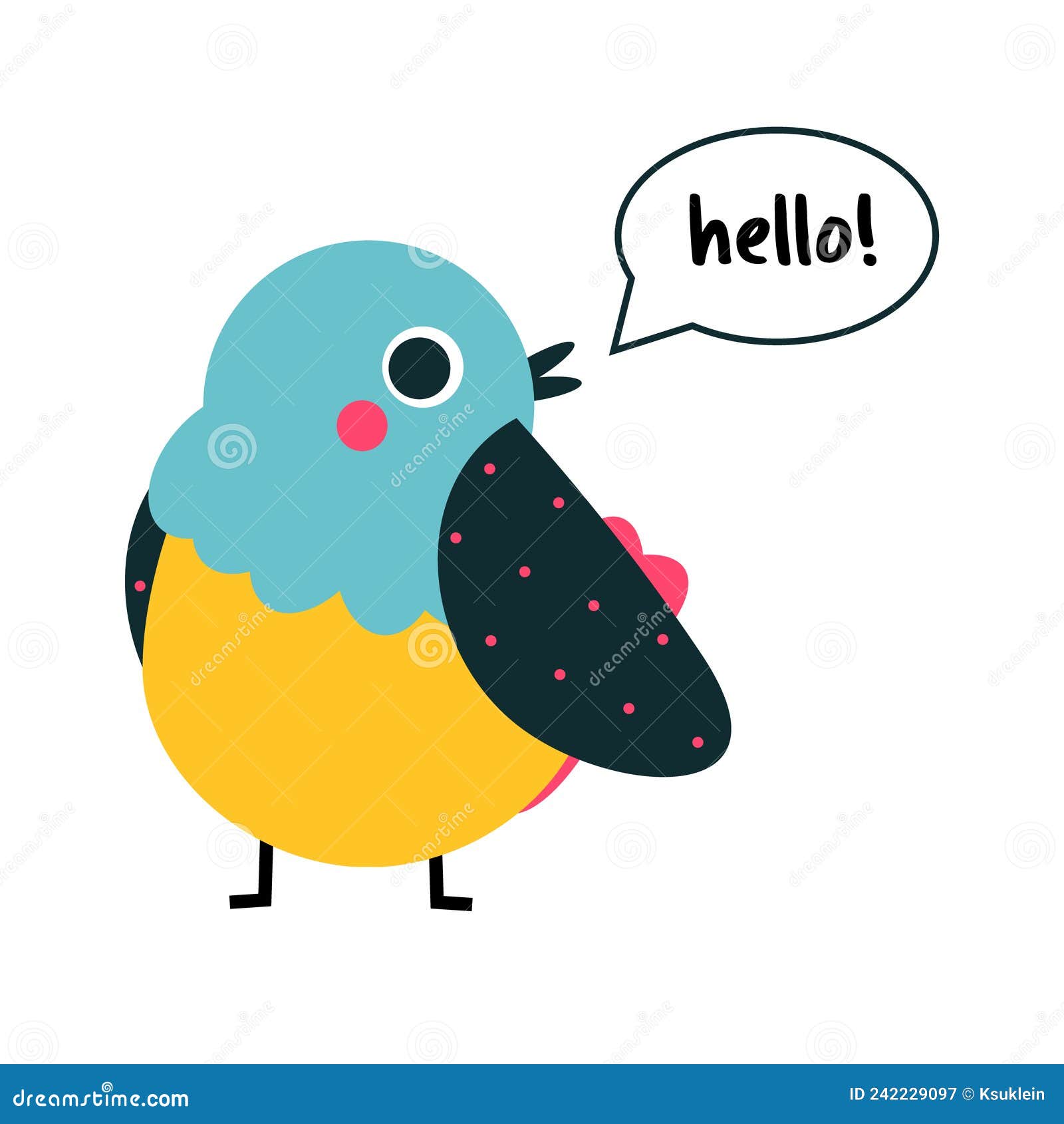 Guy Say Hello , Funny Quote With Comics Bubble In Lifestyle Moment ...