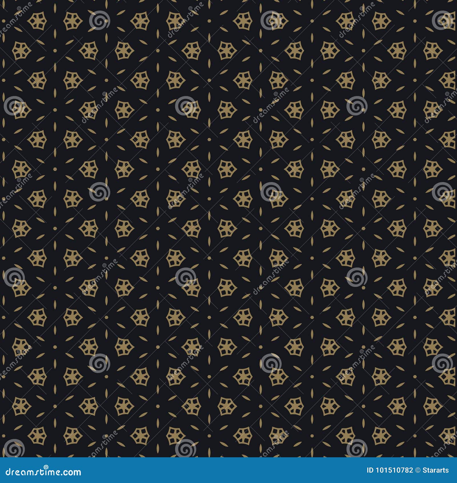 Cute Black and Gold Pattern Stock Vector - Illustration of pattern ...