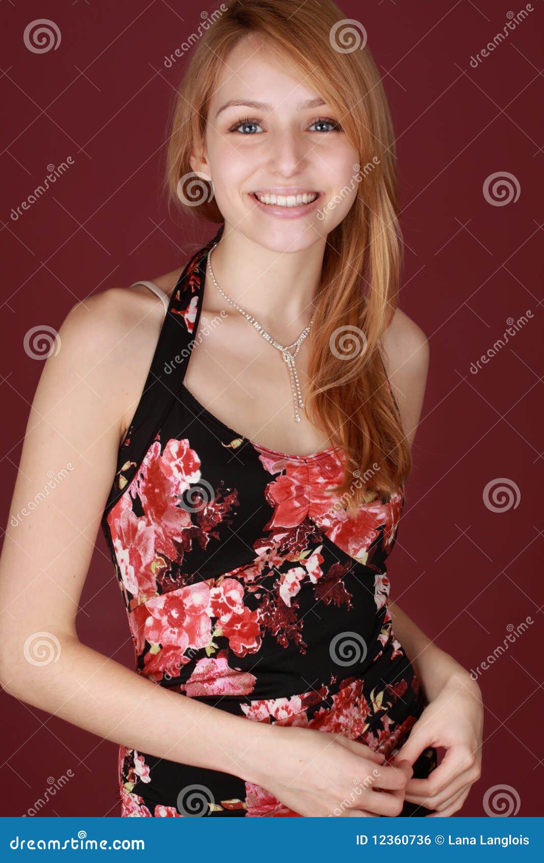 Cute blond girl stock photo. Image of white, single, youth - 12360736