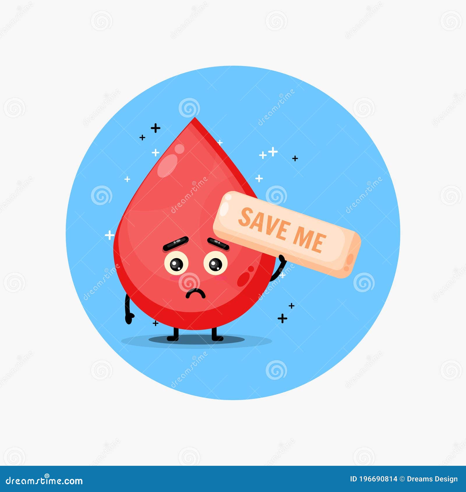 Set Of Cute Blood Types. Happy Cute Healthy Blood Drop Character. Blood ...