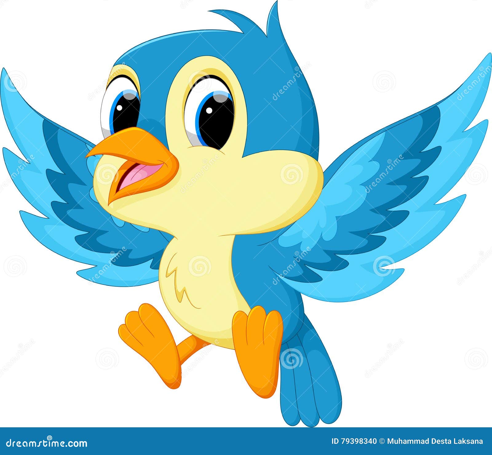 Bluebird Cartoon Clipart