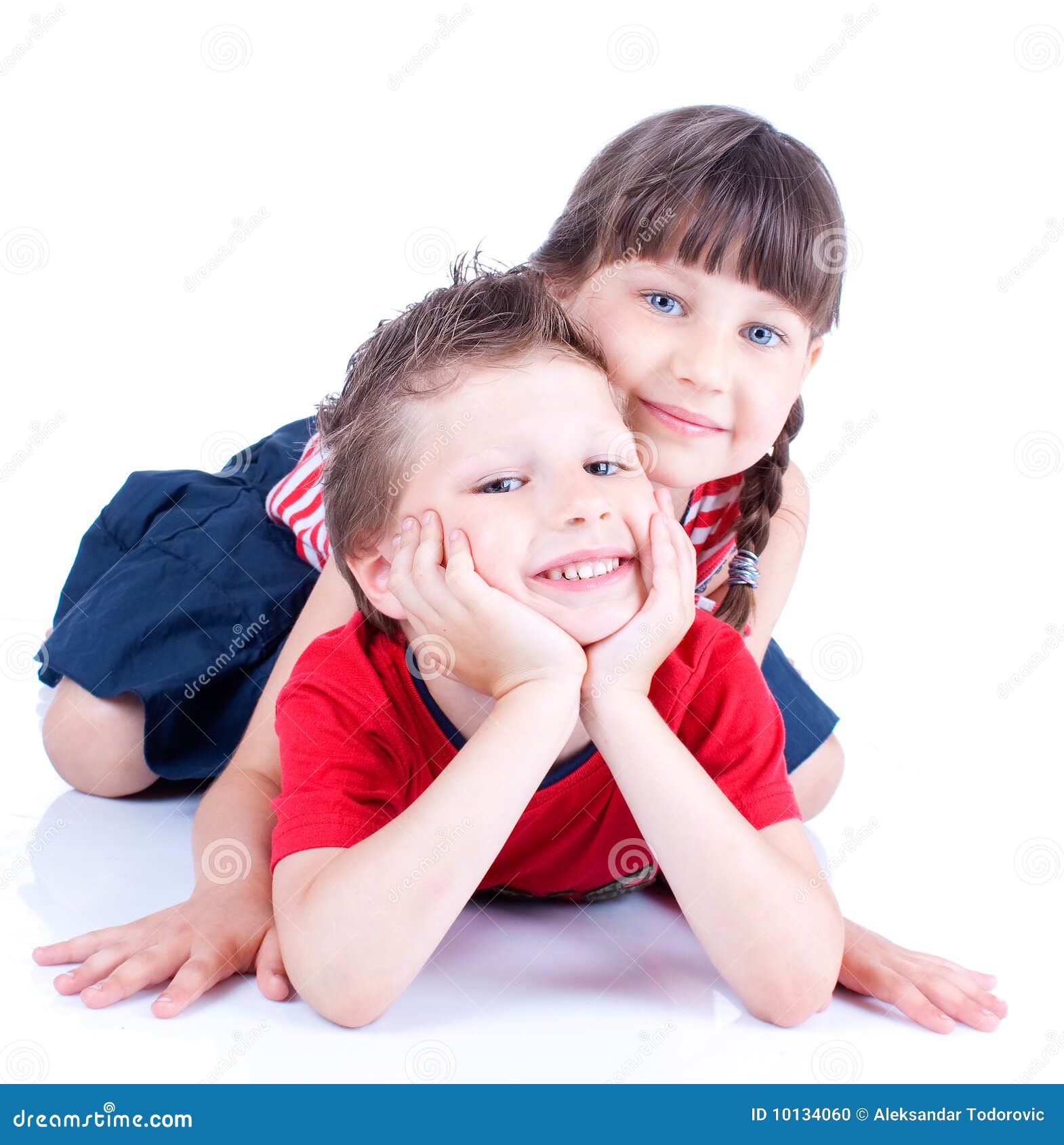 Cute Blue-cream Colorpoint Persian Kitten On A Blue Bed Stock Image ...