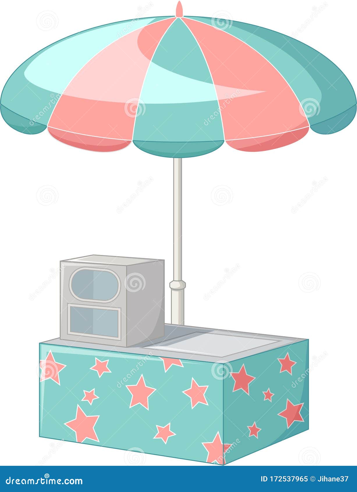 Food Stall Icon On White Background. Simple Element Illustration From ...