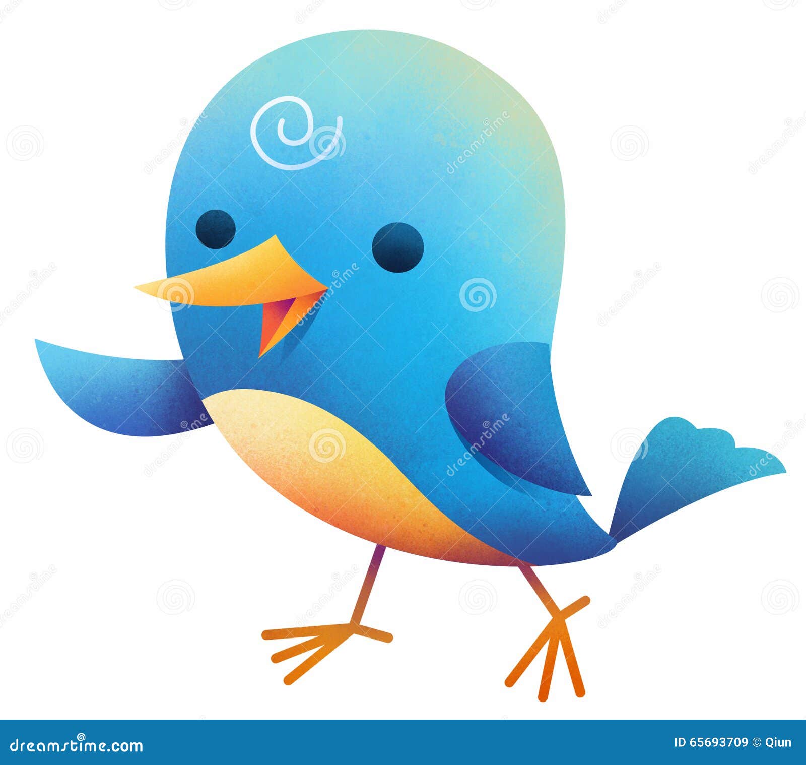 Bird Splat Cartoon Vector | CartoonDealer.com #12613533