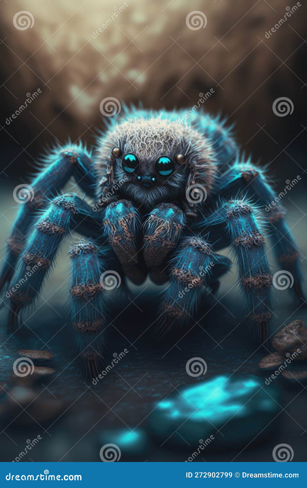 Blue Spider Veins Anatomy Vector Illustration | CartoonDealer.com ...