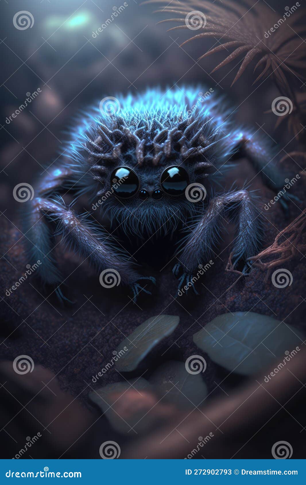 Blue Spider Veins Anatomy Vector Illustration | CartoonDealer.com ...