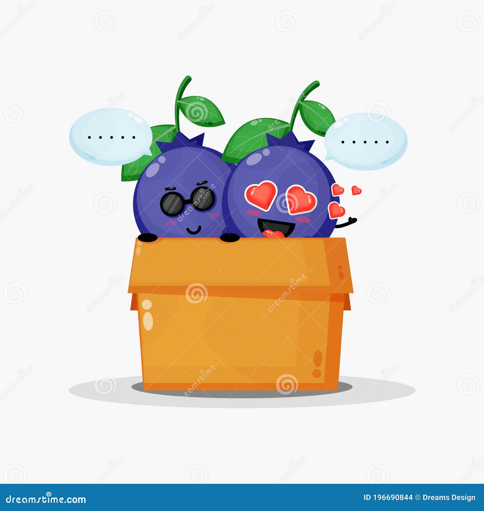 Cute Blueberries Stock Illustrations – 2,066 Cute Blueberries Stock ...