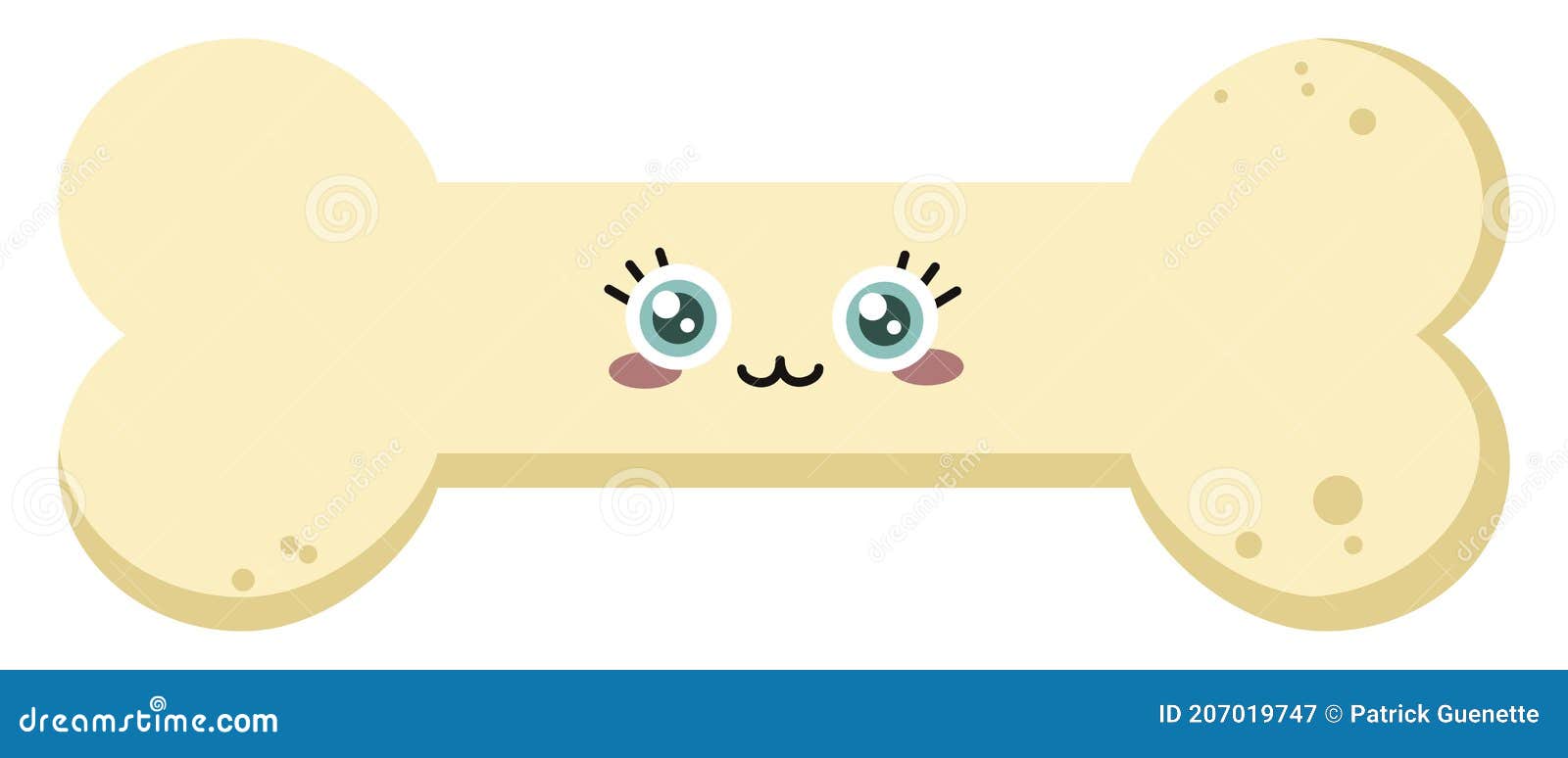 Cute Bone Character. Healthy Happy Bone And Sick Sad Unhealthy ...