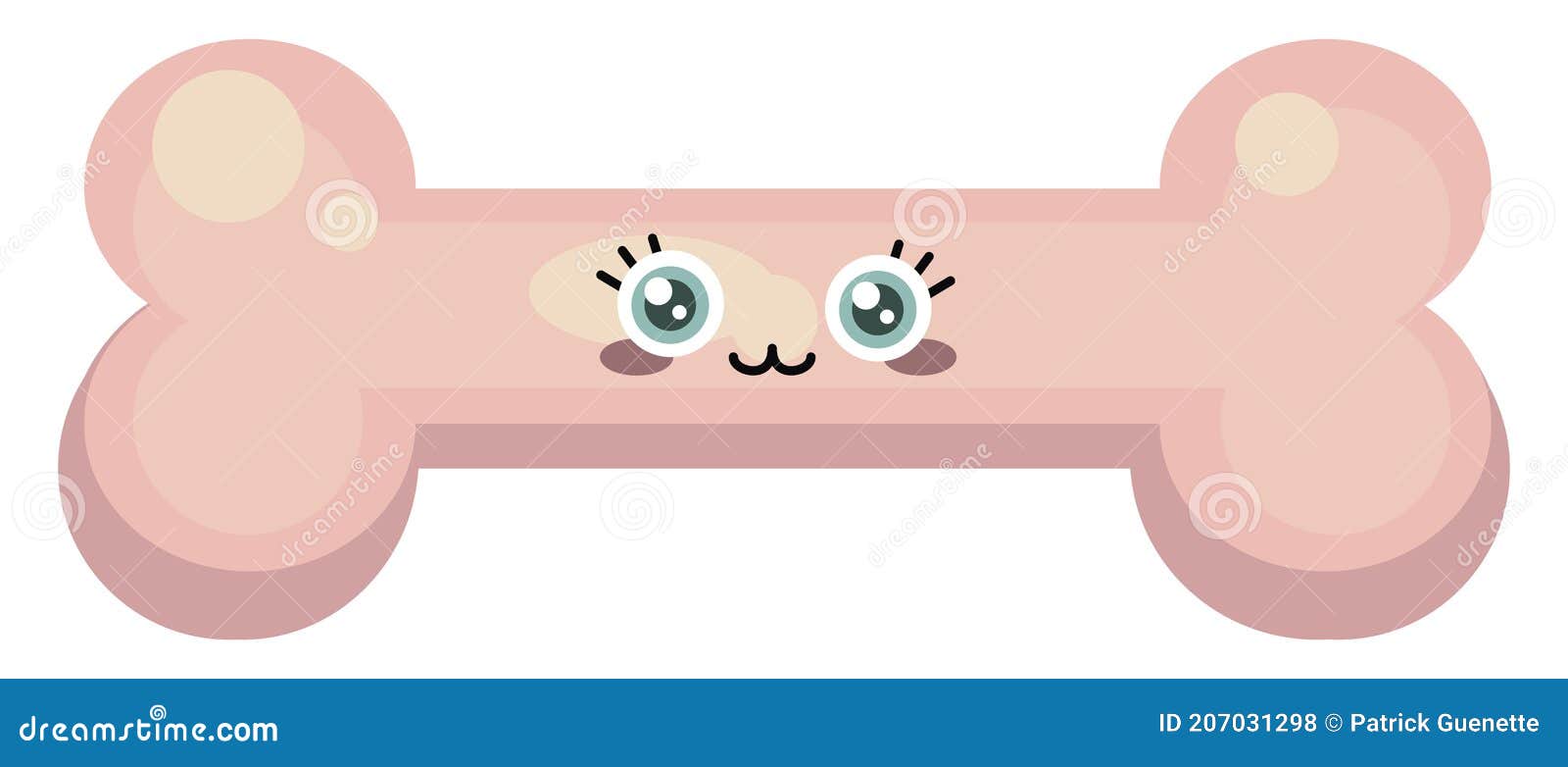 Cute Bone, Illustration, Vector Stock Vector - Illustration of simple ...