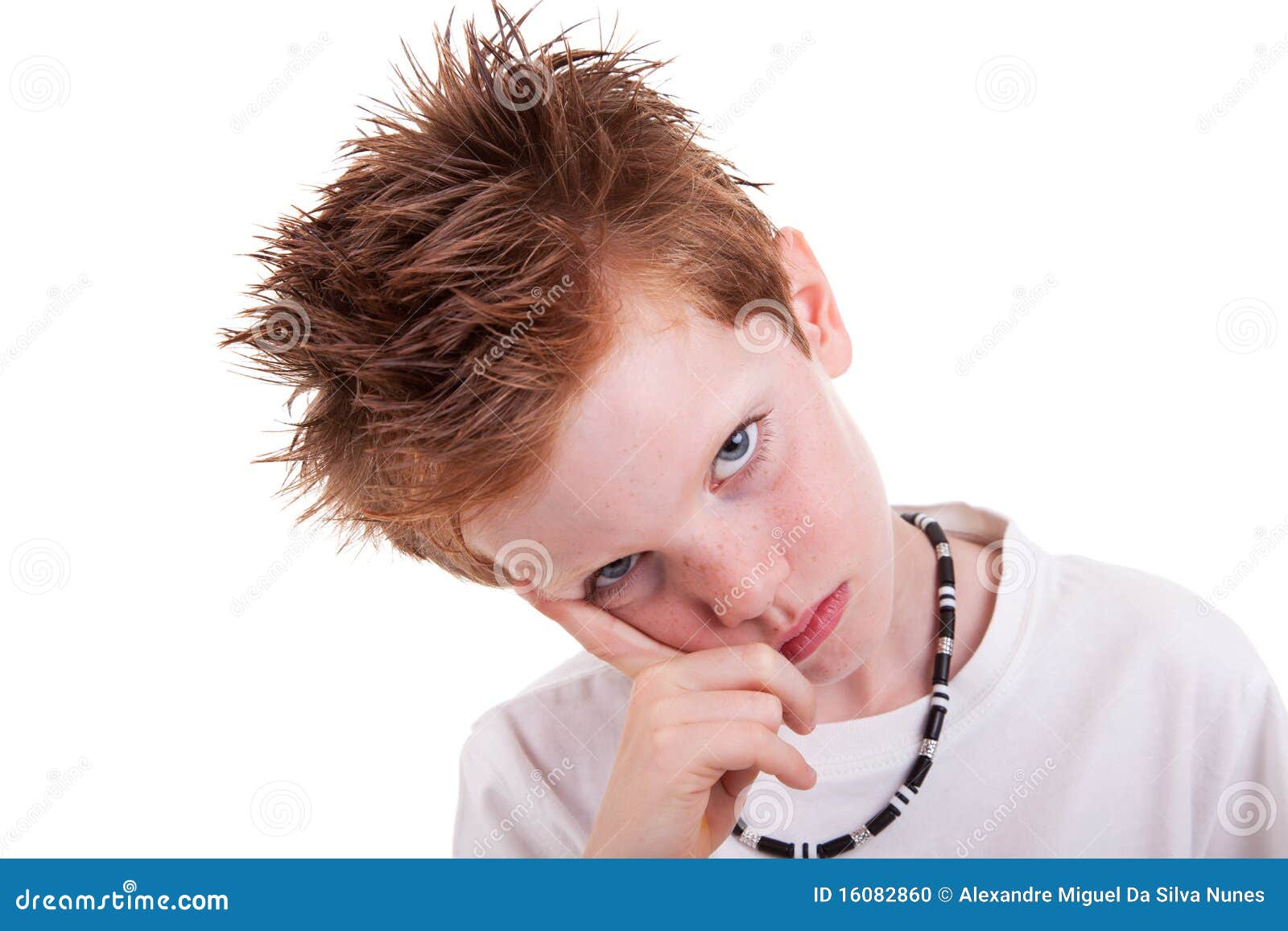 Cute Bored, Looking To Camera Stock Photo - Image of expressive ...