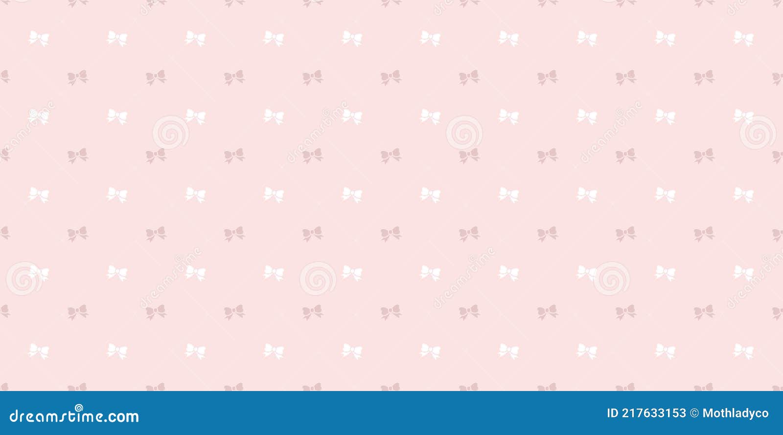 Cute Bow Seamless Repeat Pattern Vector Background Stock Vector ...