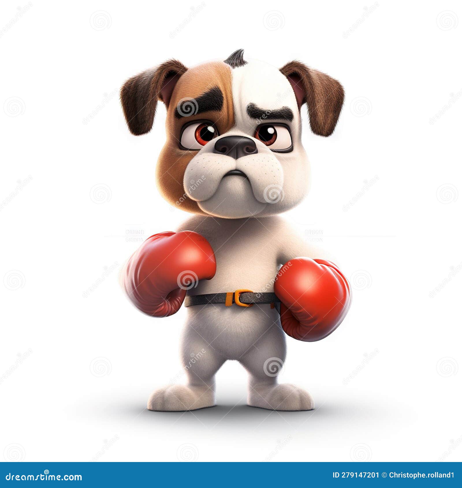 Cute Boxer Dog Clipart For Coloring Page And Illustration. Happy Clip ...