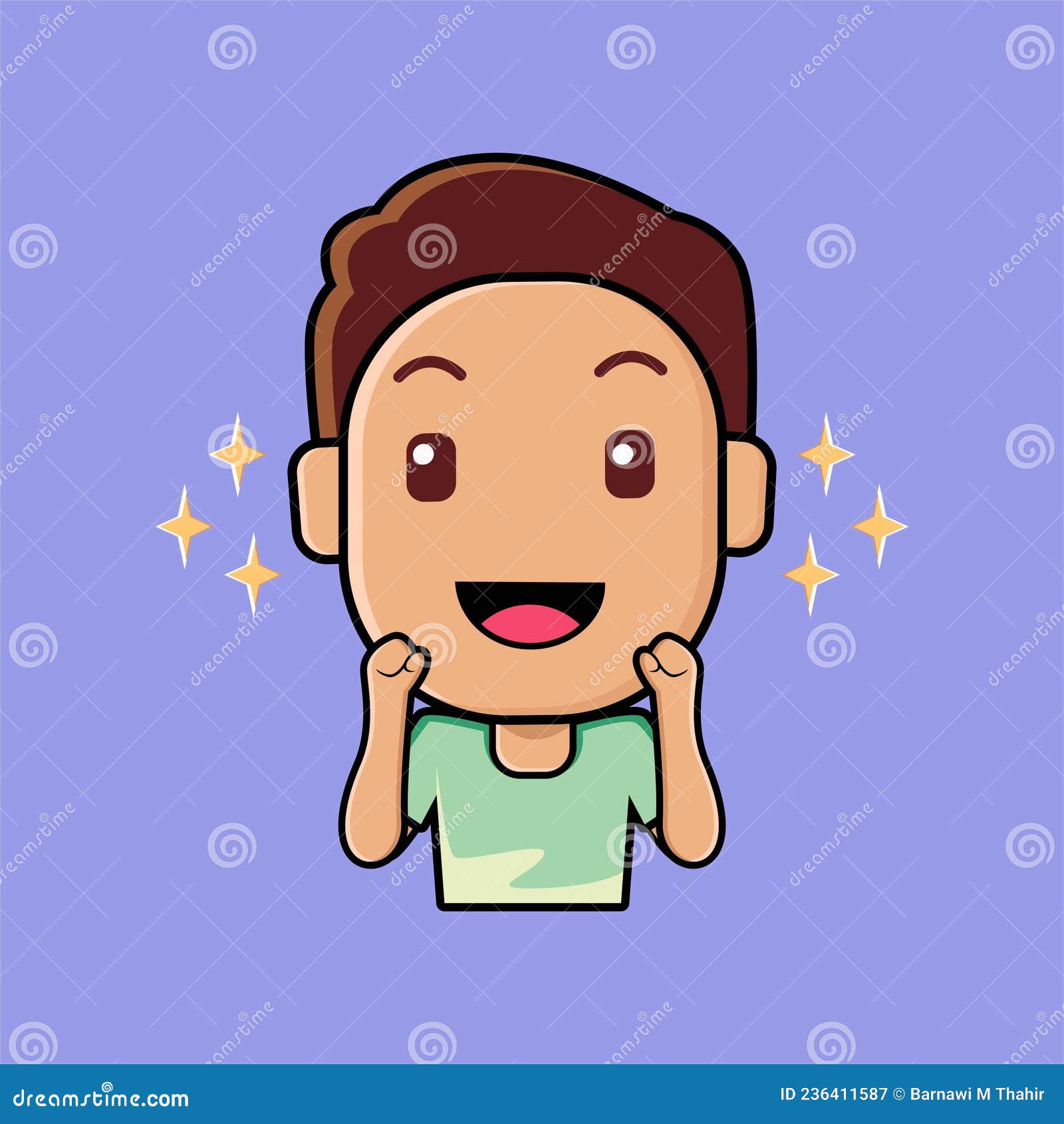 Cute Boy with Attractive Gesture, Come on Stock Vector - Illustration ...