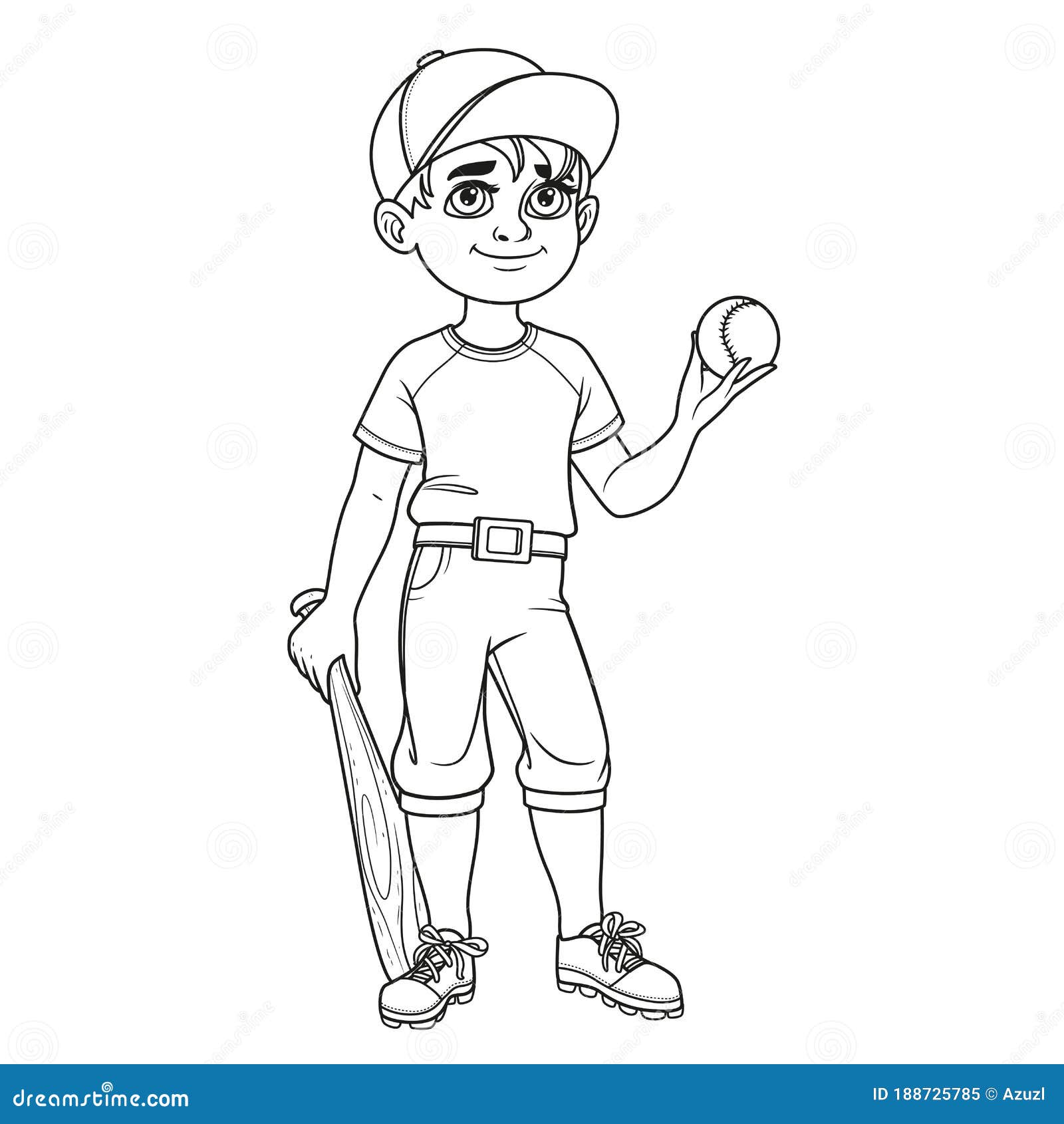 Baseball Game Coloring Pages