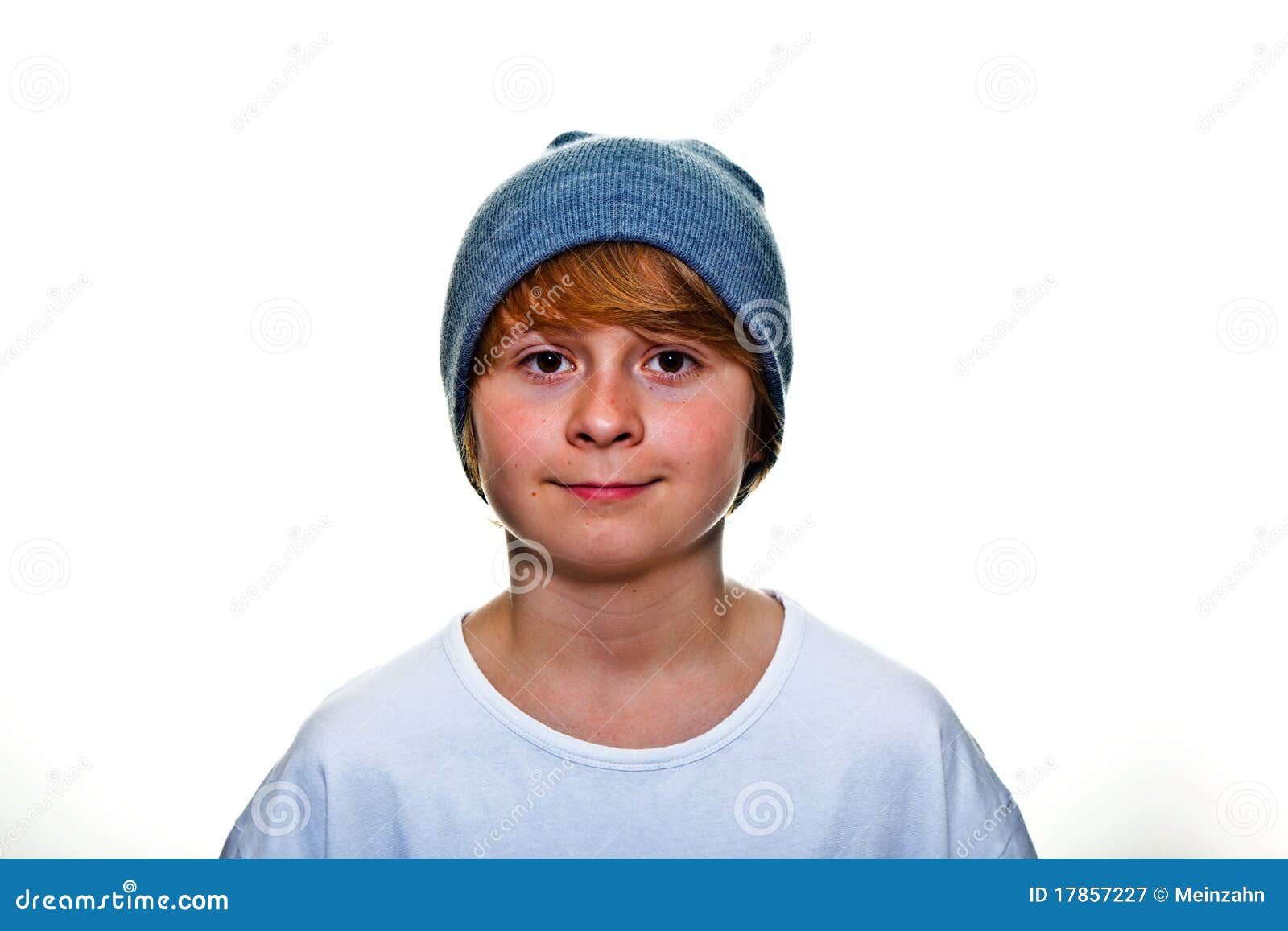 Cute boy with cap stock image. Image of european, portrait - 17857227