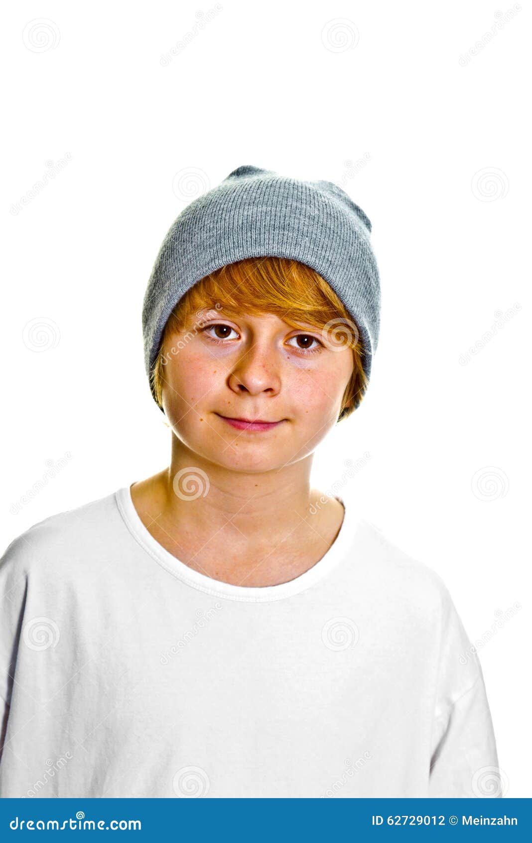 Cute boy with cap stock photo. Image of caucasian, isolated - 62729012