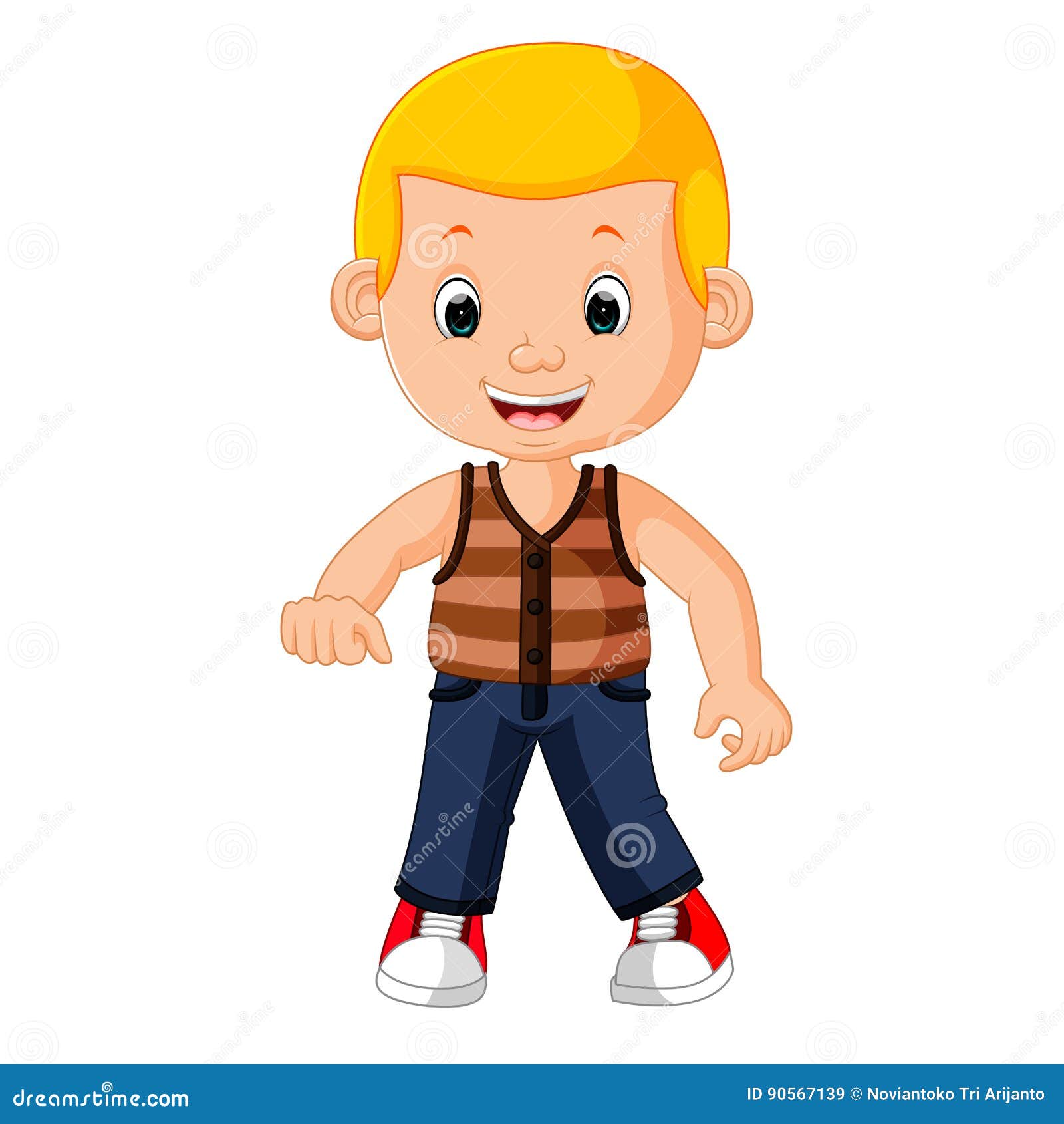 Cute boy stock vector. Illustration of boys, portrait - 90567139