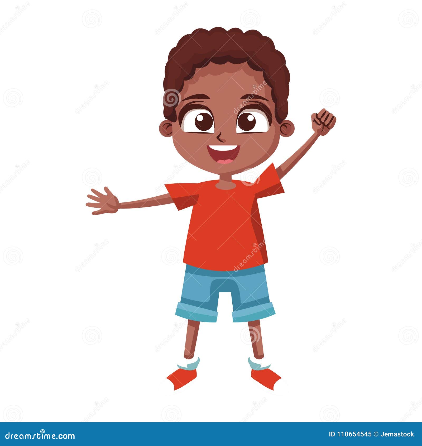 Cute boy cartoon stock vector. Illustration of little - 110654545