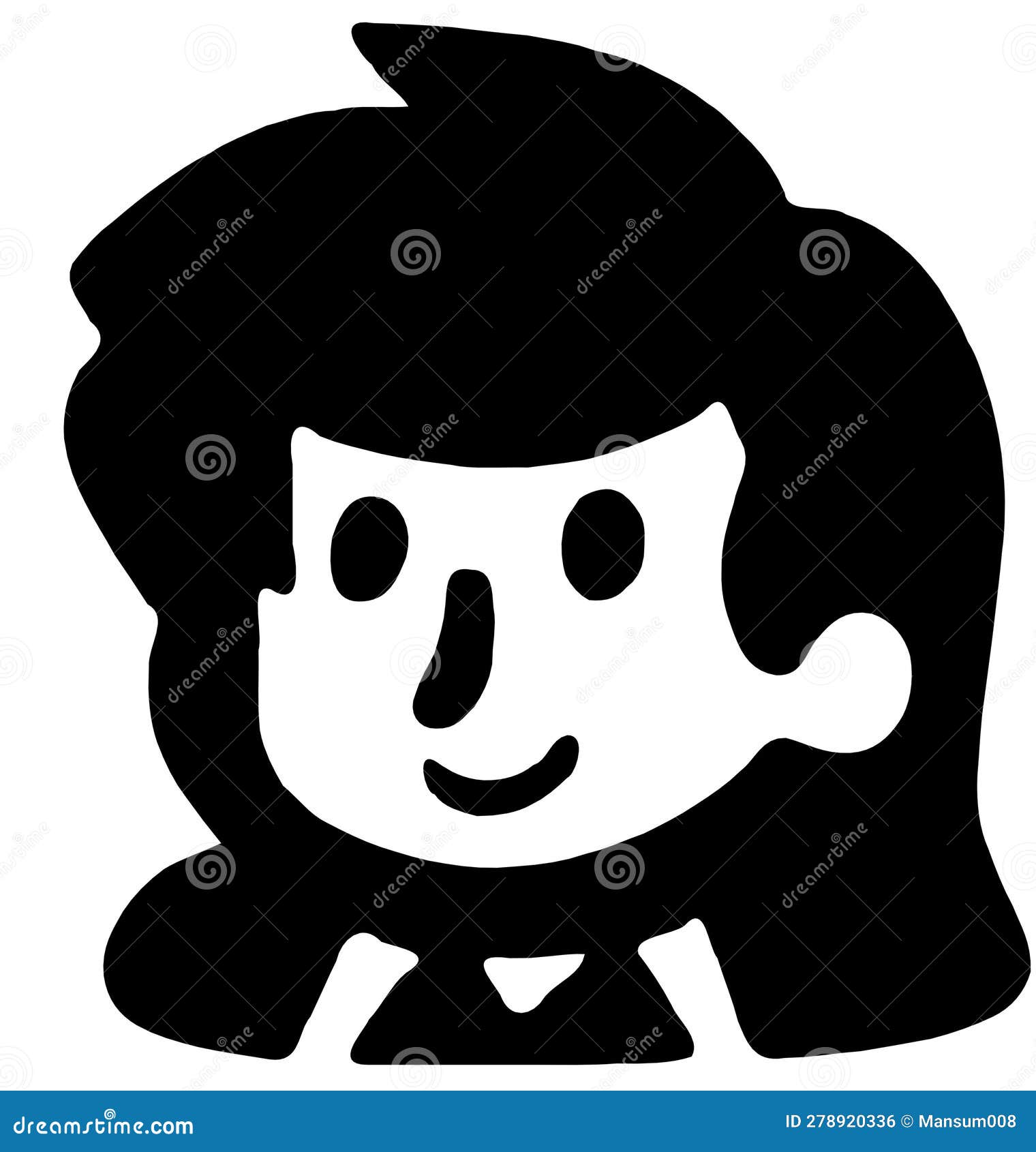 Cute Boy Face Avatar. Illustration Stock Illustration - Illustration of ...