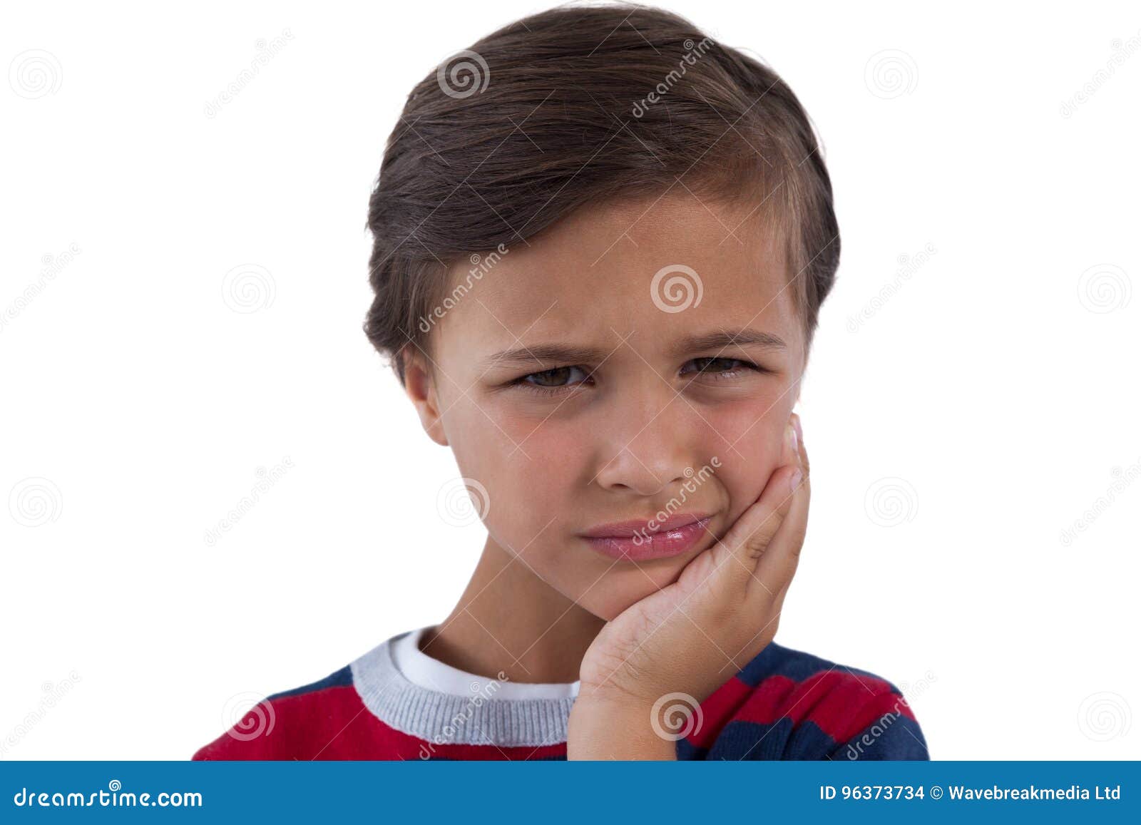 Cute Boy Having an Toothache Stock Photo - Image of male, unhappy: 96373734