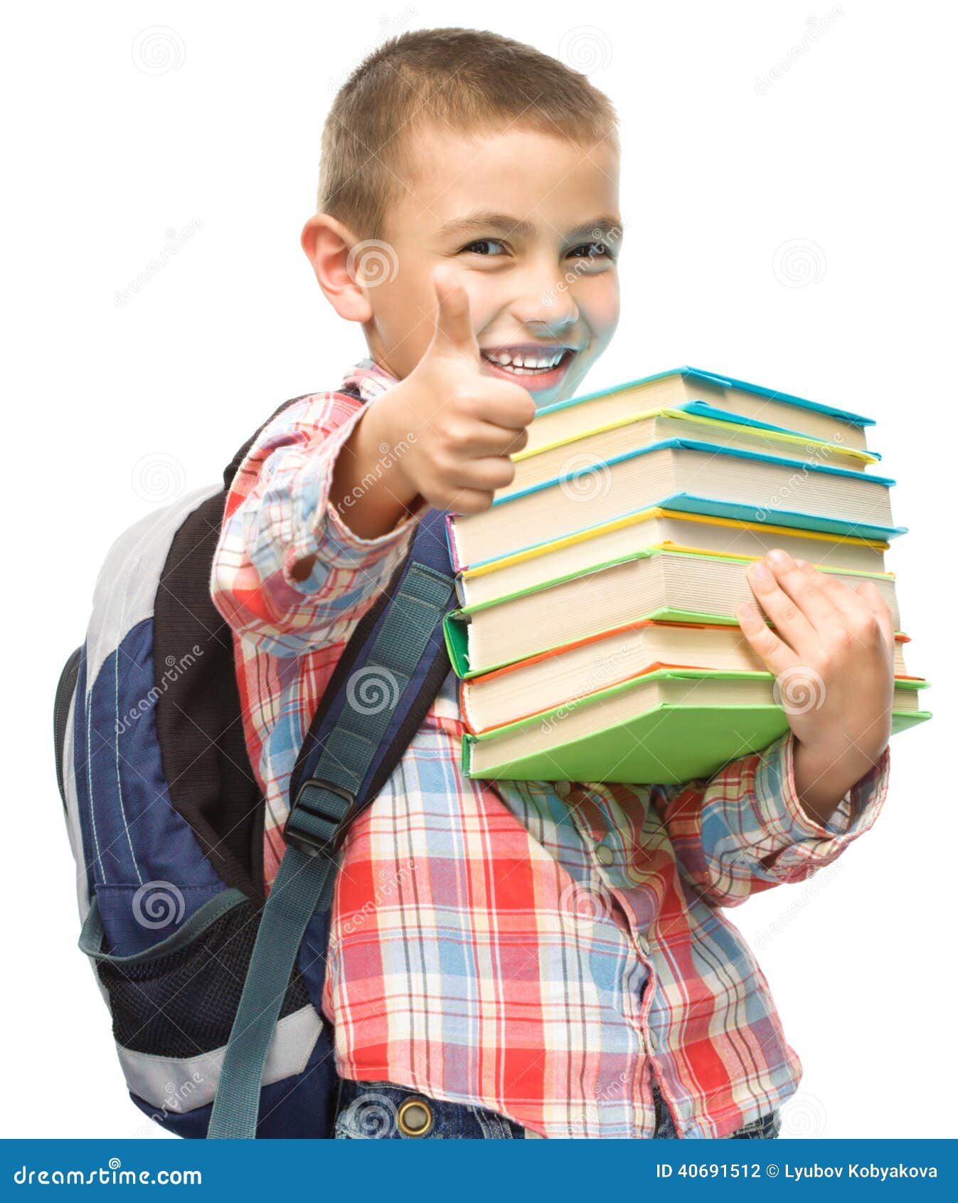Cute boy is holding book stock photo. Image of brunette - 40691512