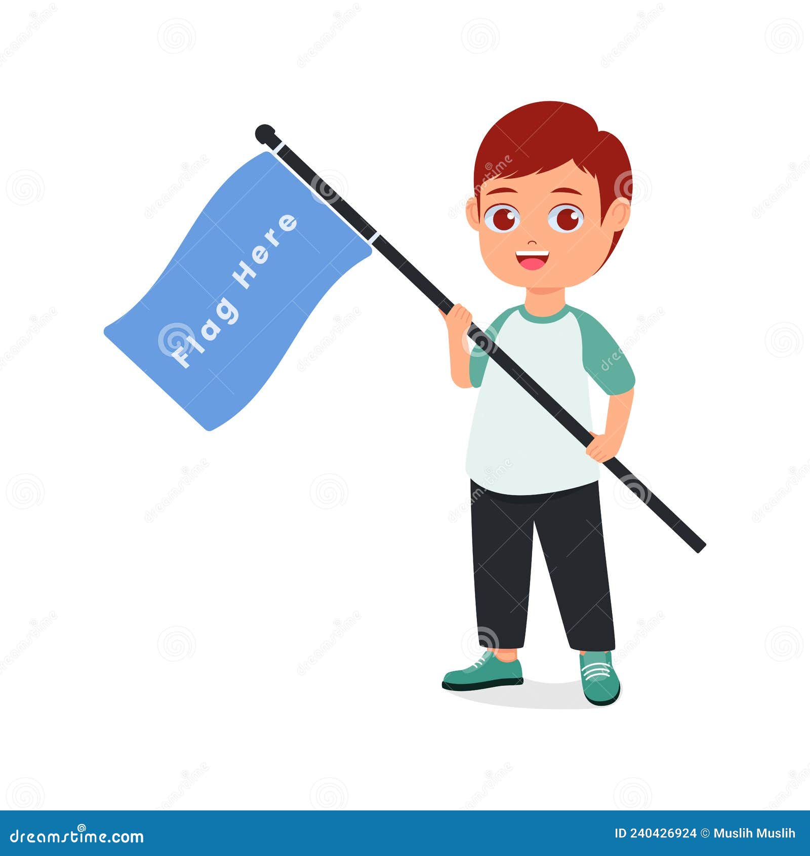 Flag stock vector. Illustration of countries, flag, cartoon - 240426924