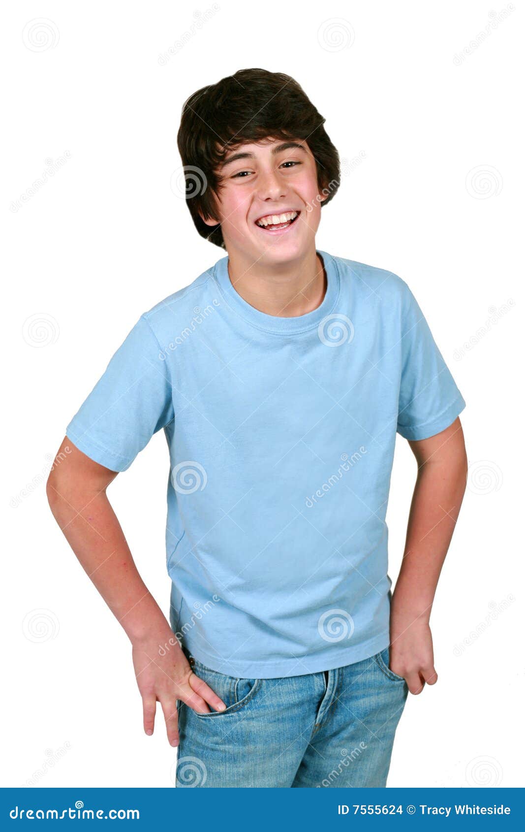 Cute boy laughing stock photo. Image of child, descent - 7555624