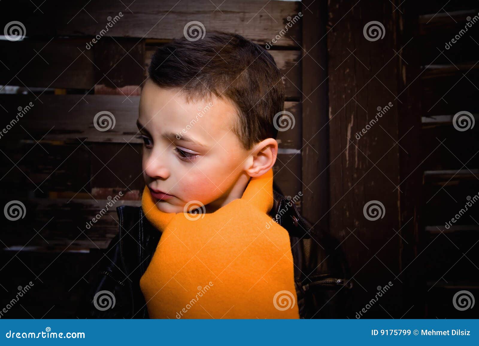 Cute Boy Looking Serious stock image. Image of serious - 9175799