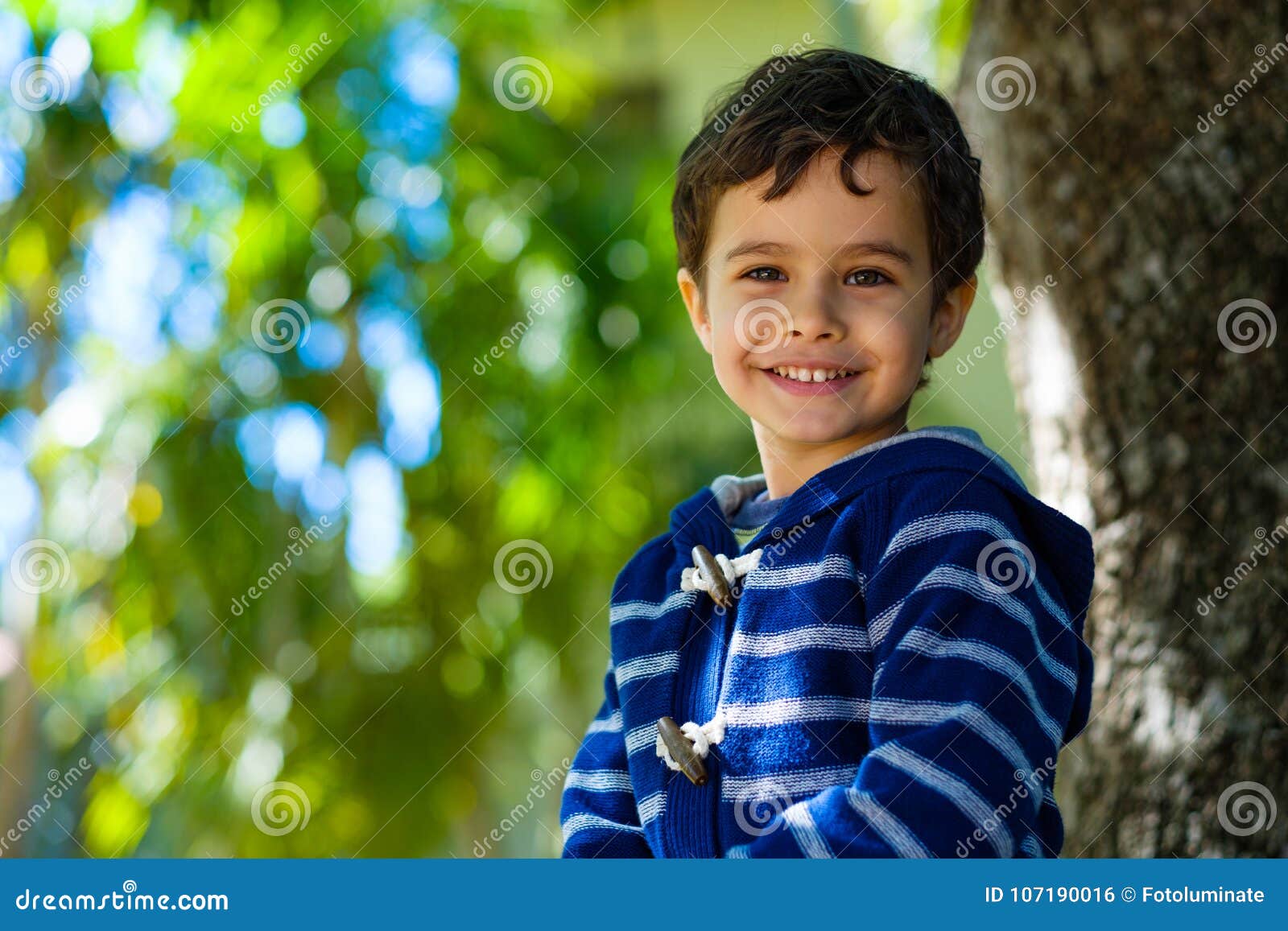 Cute boy outdoors stock photo. Image of handsome, sweater - 107190016