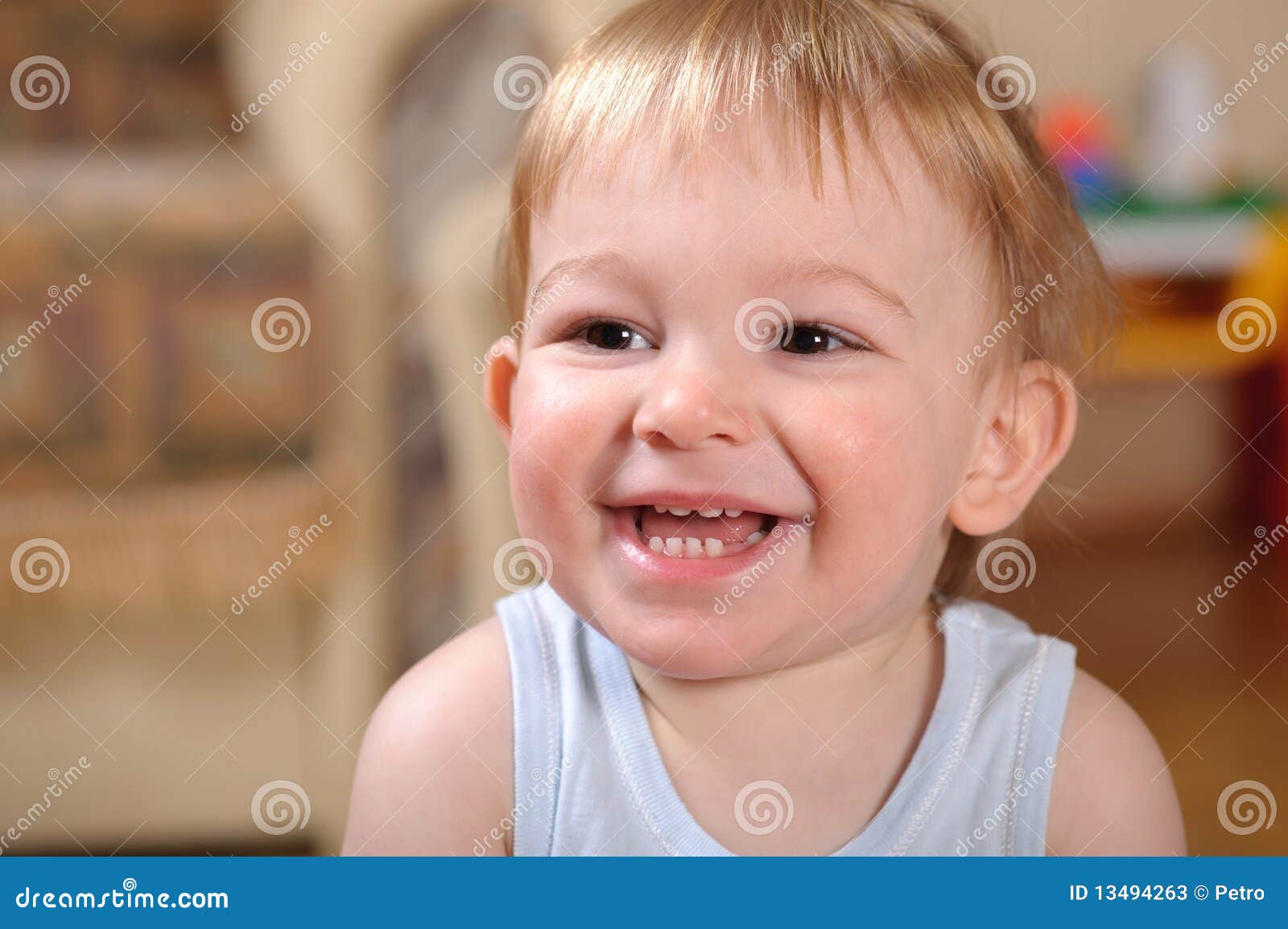 Cute boy portrait stock image. Image of male, cheerful - 13494263