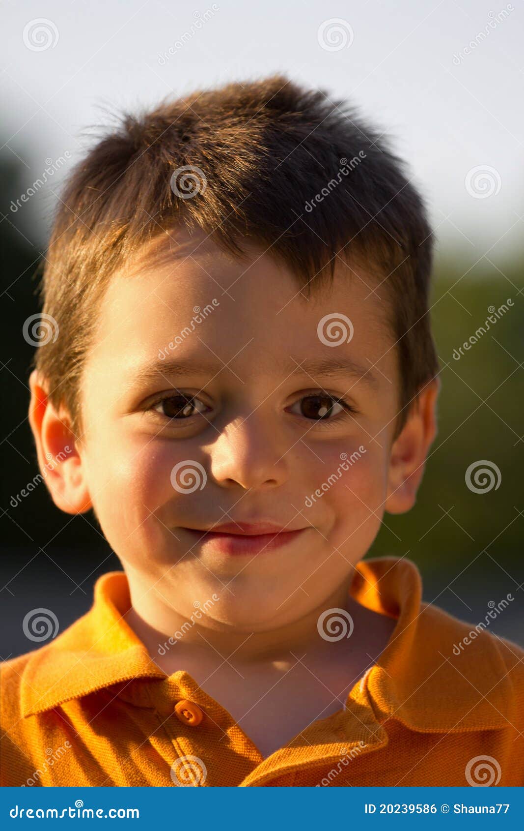 Cute Boy Portrait stock photo. Image of foot, people - 20239586