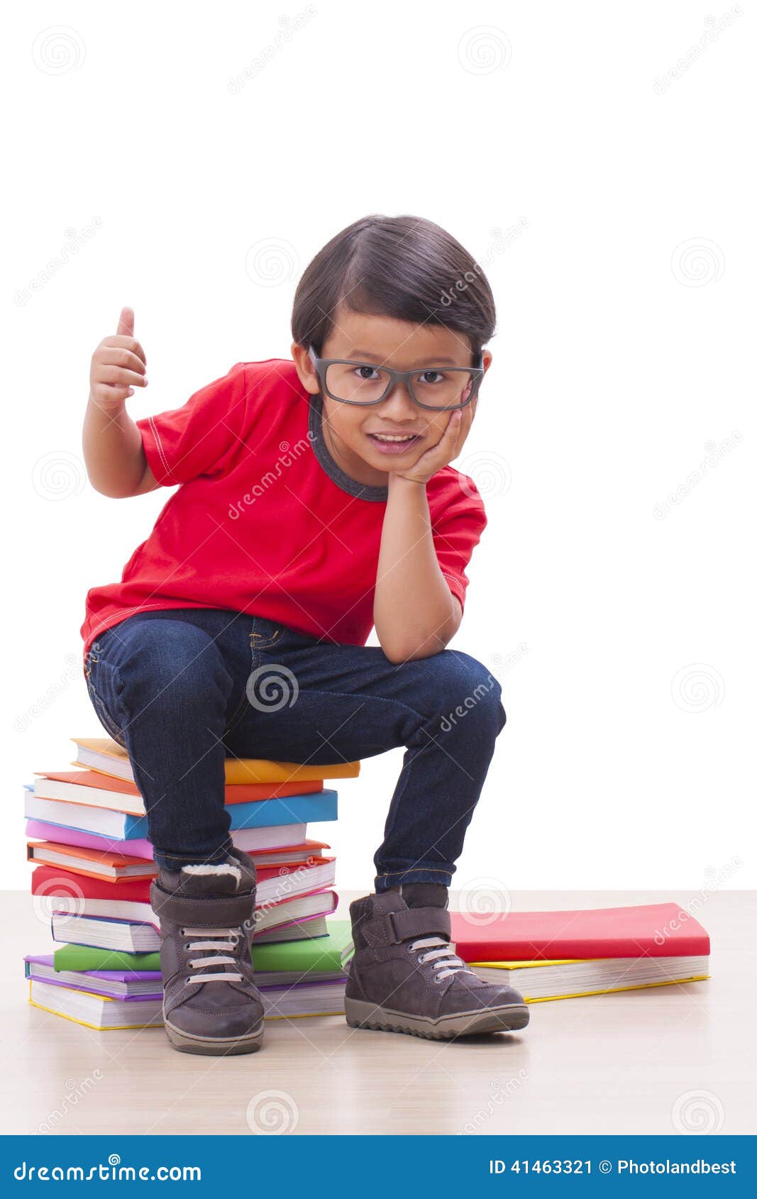 Cute boy reading stock image. Image of isolated, homework - 41463321