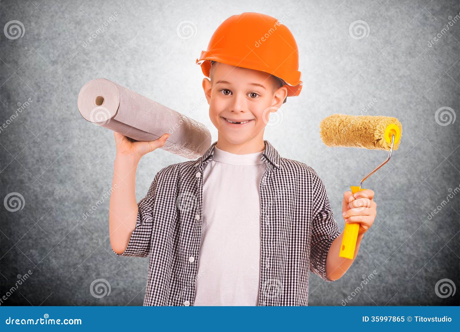 Roll Of Wallpaper On White Background Royalty-Free Stock Image ...