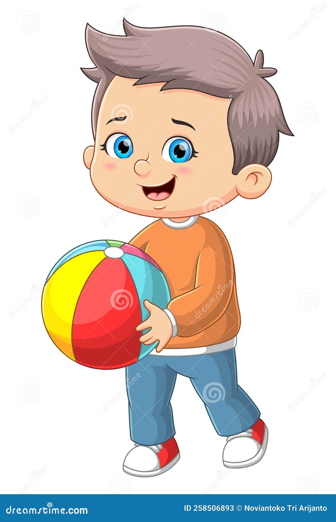 Rainbow Ball Logo Cartoon Vector | CartoonDealer.com #168132297