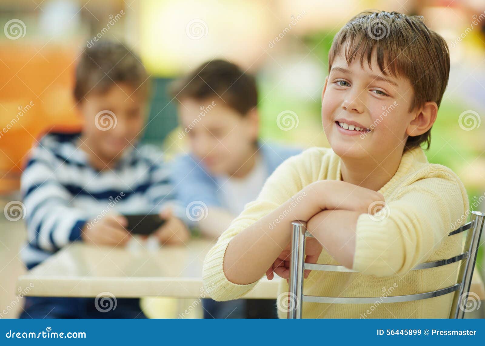 Cute boy stock image. Image of joyful, friends, childhood - 56445899