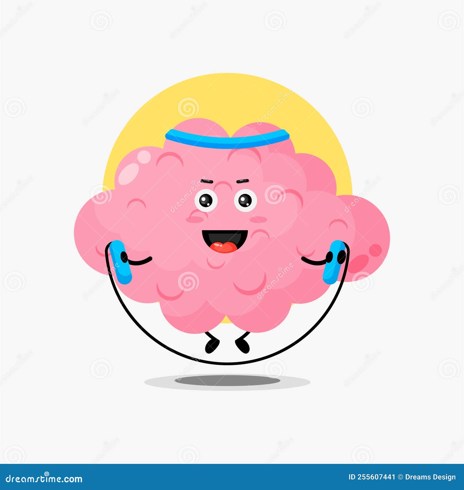 Rope Of Brain Cartoon Vector | CartoonDealer.com #20768449