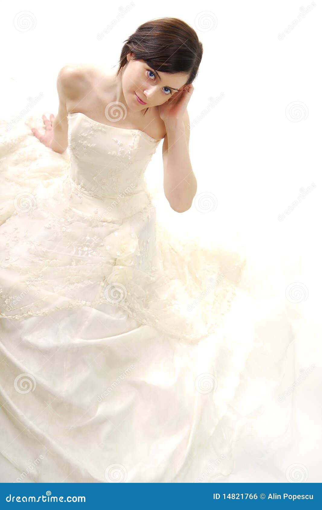 Cute bride stock photo. Image of classic, pose, casual - 14821766