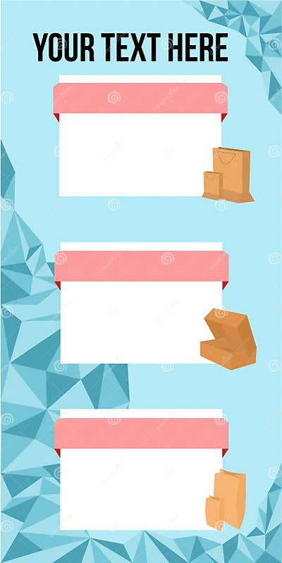 Cute brochure template stock vector. Illustration of data - 65222679