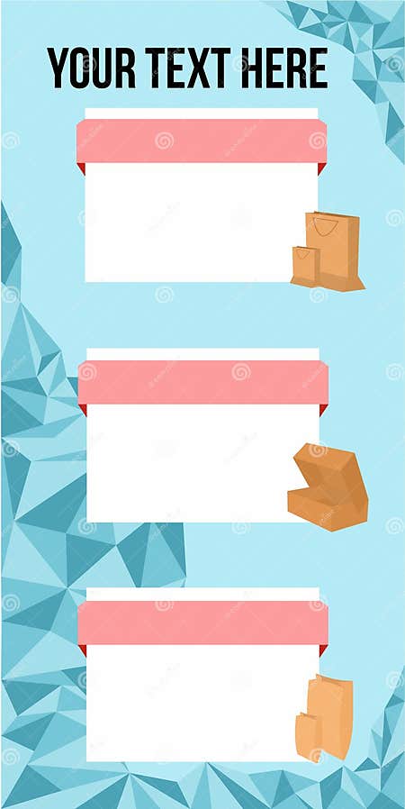 Cute brochure template stock vector. Illustration of data - 65222679