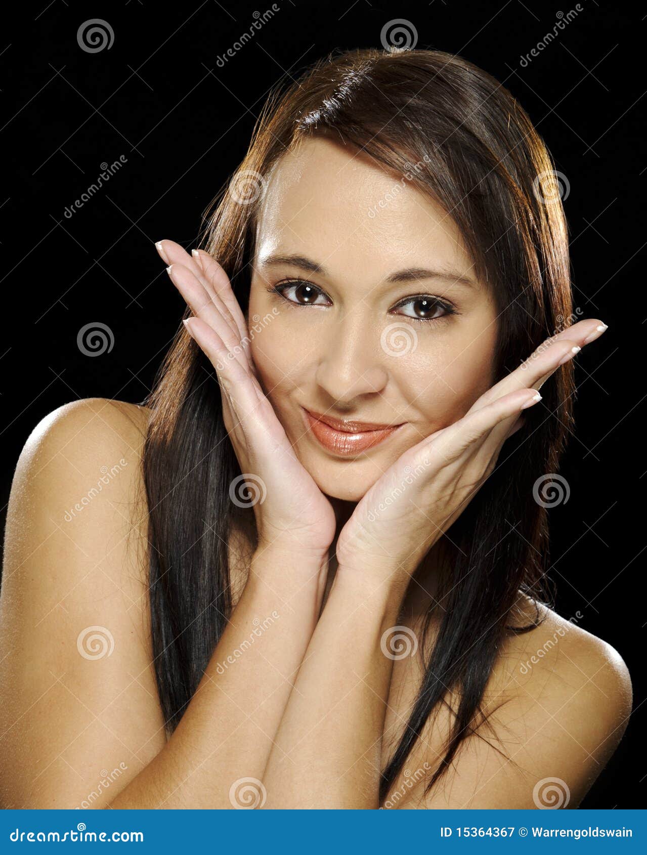 Cute Brunette Stock Image Image Of Adult Adorable Care 15364367