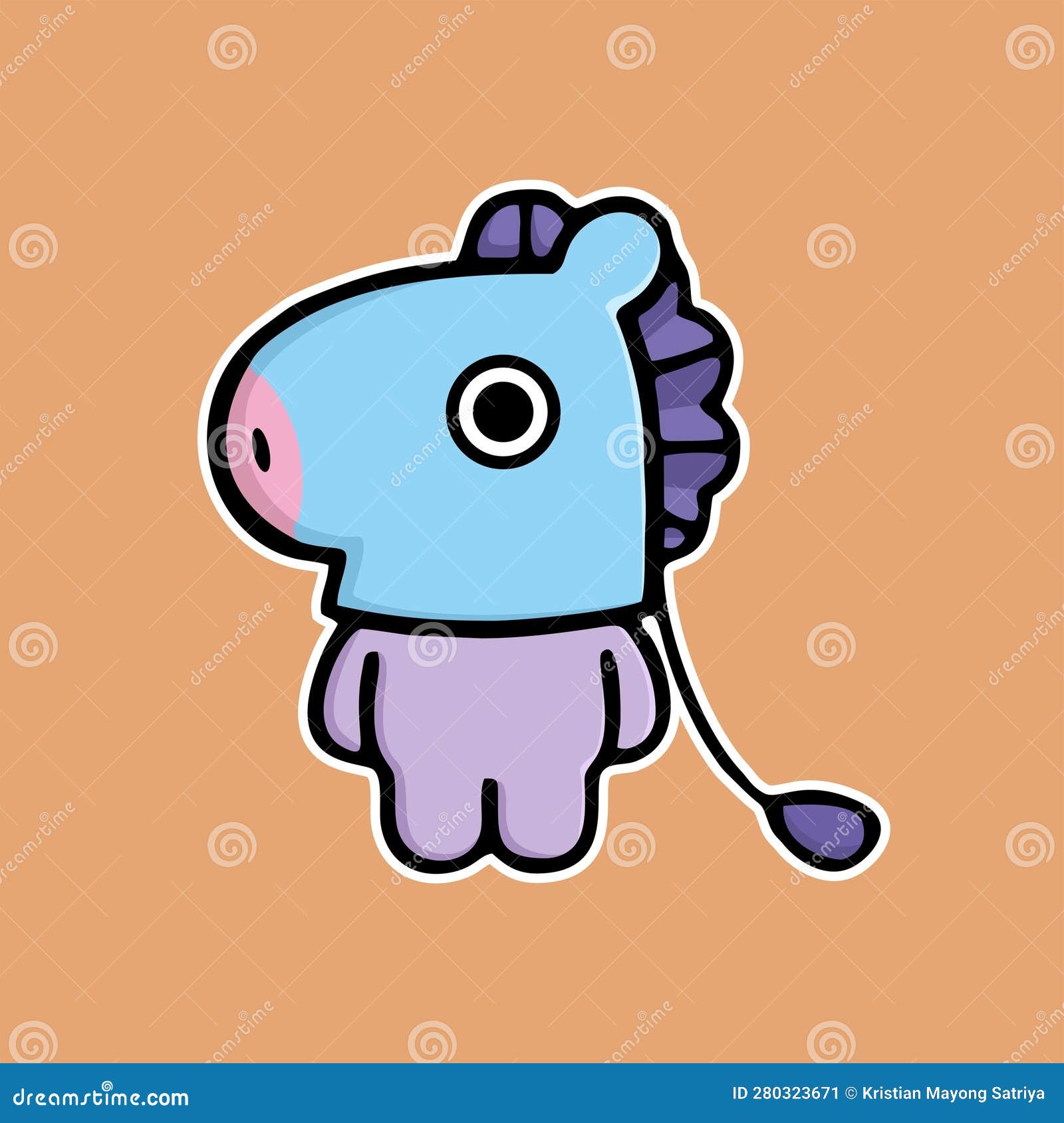 Cute Bt21 Big Set Sticker Concept Vector Design | CartoonDealer.com ...