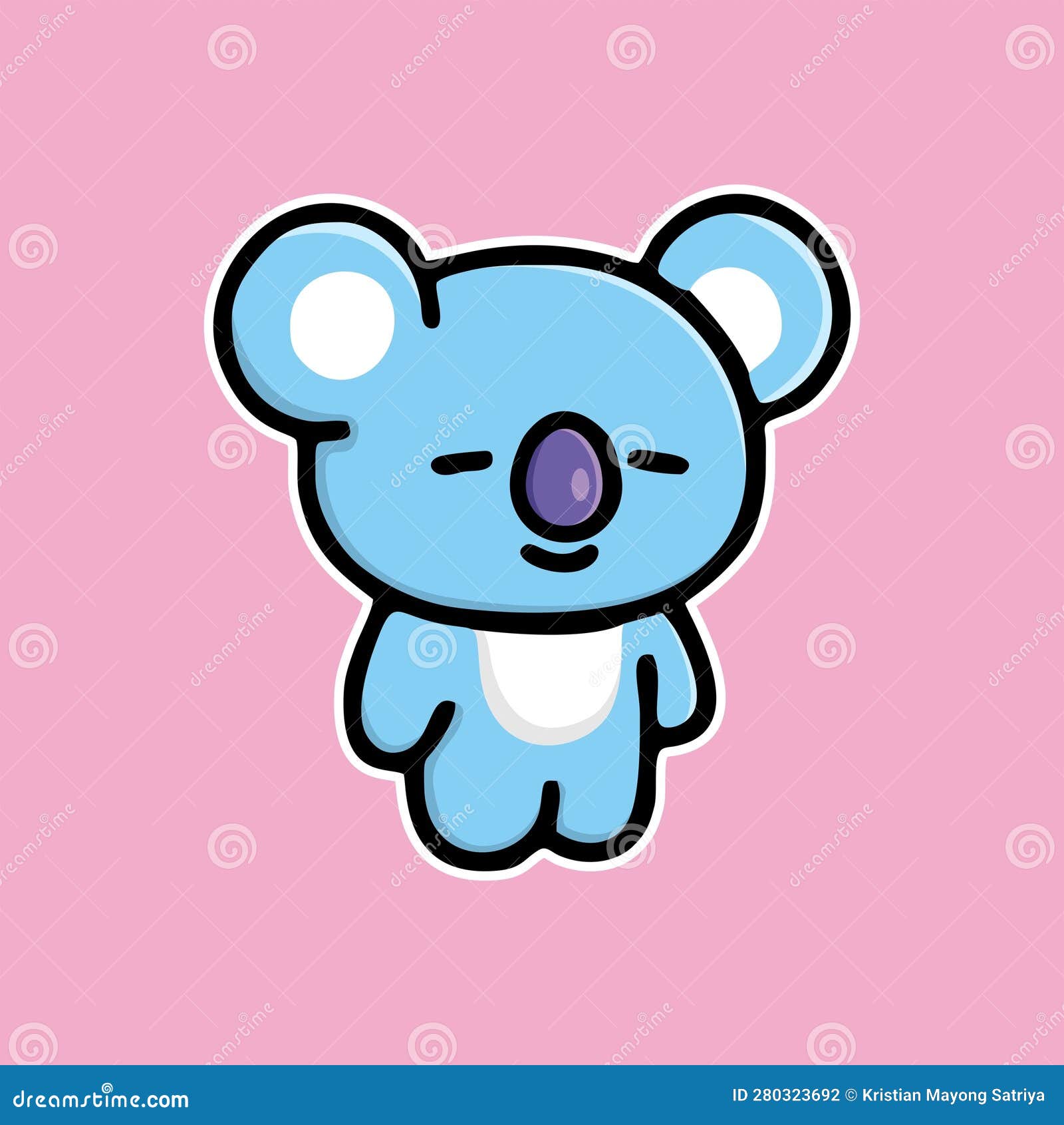 Cute Bt21 Big Set Sticker Concept Vector Design | CartoonDealer.com ...