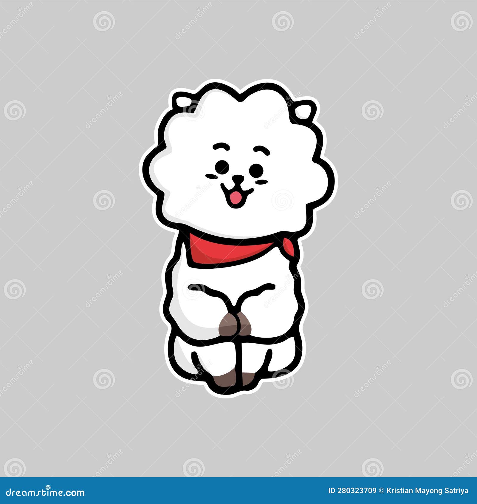 Cute Bt21 Big Set Sticker Concept Vector Design | CartoonDealer.com ...