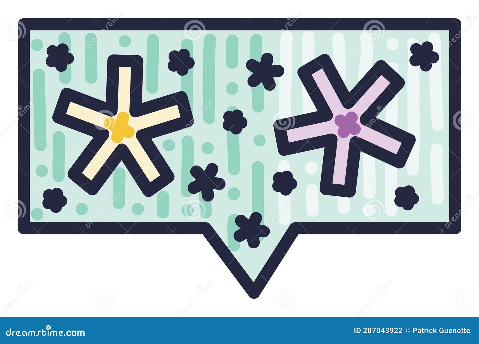 Cute Bubble, Illustration, Vector Stock Vector - Illustration of chat ...