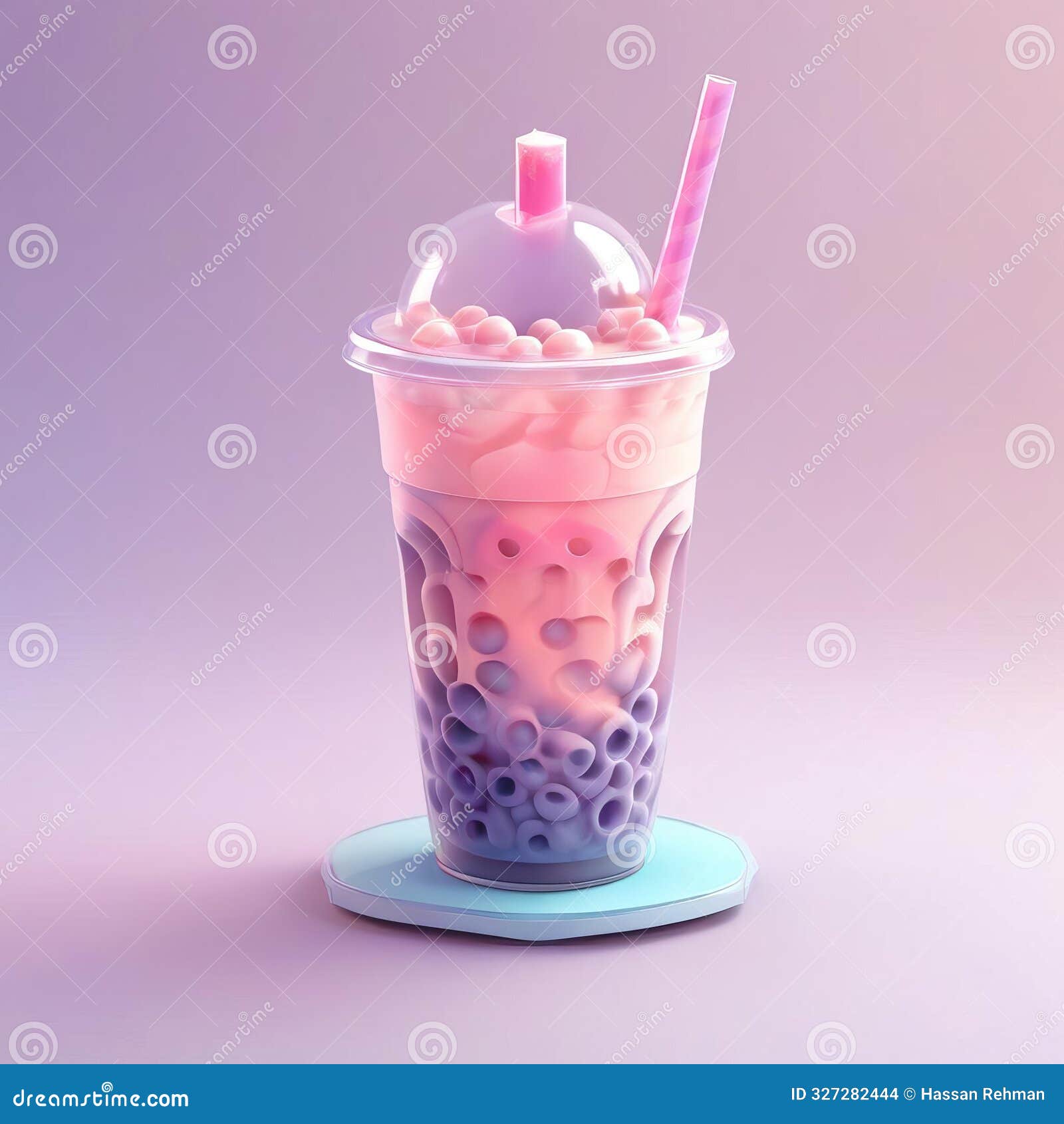 Cute Bubble Mart Style Bunny With Headphone, Cyberpunk Style, City ...